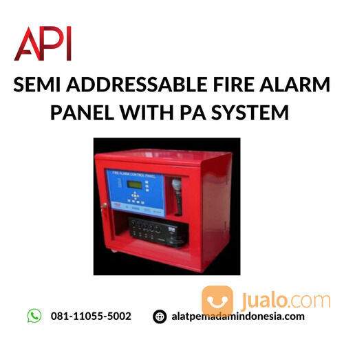 SEMI ADDRESSABLE FIRE ALARM PANEL WITH PA SYSTEM di Kota Tangerang ...