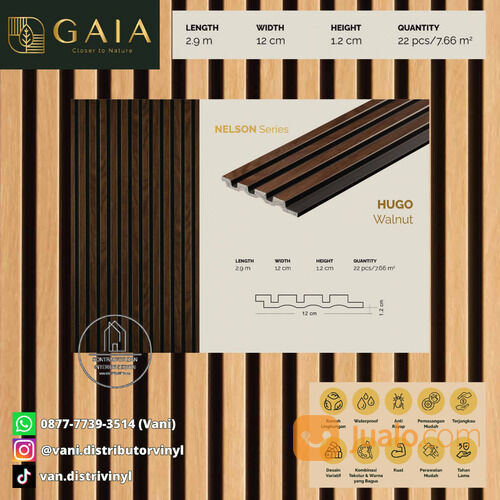 Wood Panel WPC / Wall Panel WPC / Panel Dinding Kayu / HUGO SERIES di ...