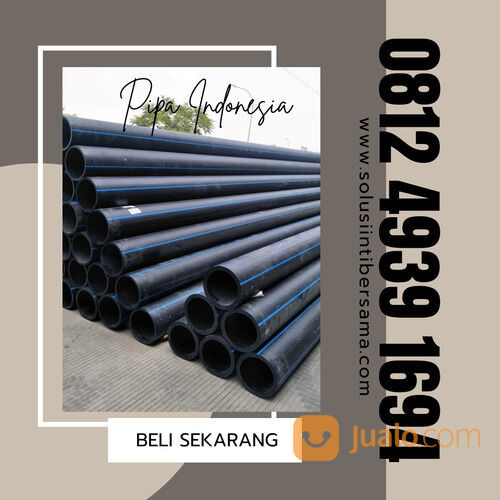 Pipa HDPE atau Pipa Hitam Garis Biru Batang dan Roll | Tahun 2023 di ...