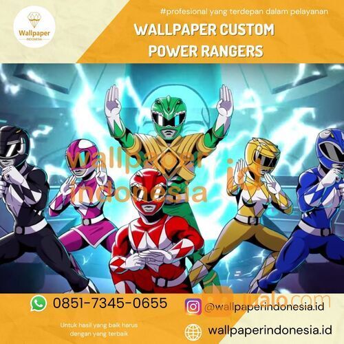 Wallpaper Custom power rangers di Kota Malang, Jawa Timur | Jualo.com
