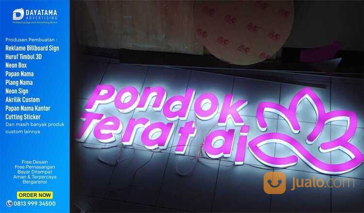 Shop Sign Neon Box dan Huruf Timbul Menyala di Kota Bekasi, Jawa Barat ...
