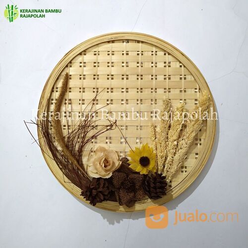 Hiasan Dinding Bulat/Wall Decor Bambu Bulat Diameter 35cm di Kab ...