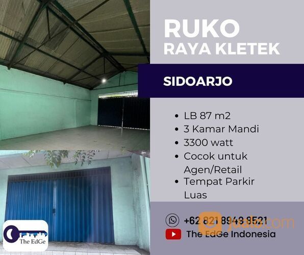 Ruko Raya Kletek Siap Pakai Berada Dekat Dengan Area Jalan Nasional di ...