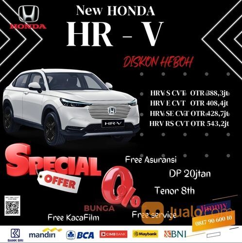 Harga Honda HRV di Kota Bandung, Jawa Barat | Jualo.com