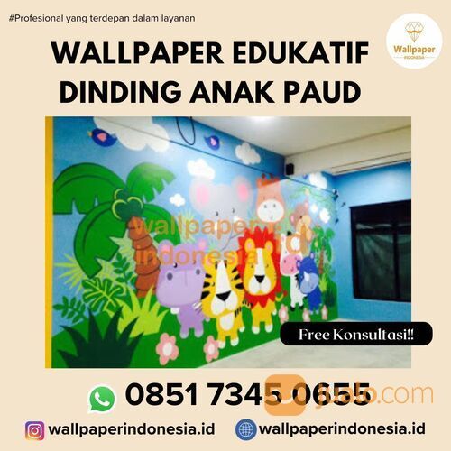 WALLPAPER EDUKATIF DINDING ANAK PAUD di Kota Malang, Jawa Timur | Jualo.com