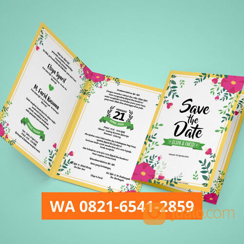 PROMO, WA 0821-6541-2589, Cetak Undangan Pernikahan Harga 1000 di Medan ...