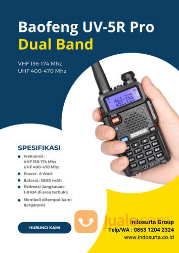 Brosur Katalog Spesifikasi Baofeng UV-5R di Kota Tangerang Selatan, Banten | Jualo.com