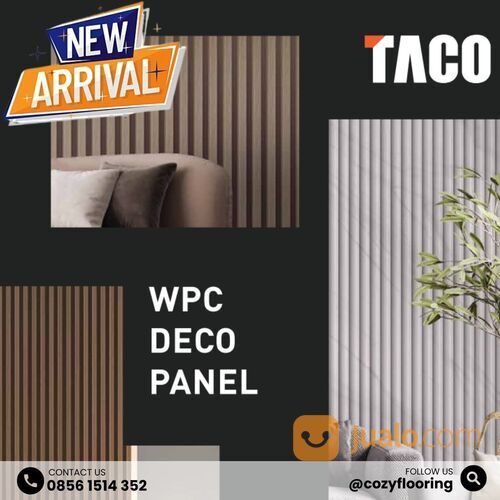 WPC Deco Panel Taco Panjang @2,95m I WPC Dinding Berkualitas di Kota ...