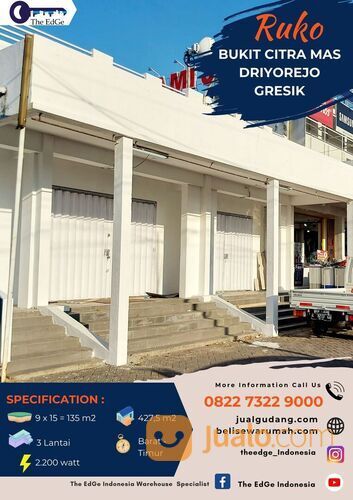 Ruko Bukit Citra Mas Blok RA Gresik 2 Unit – Gresik di Kota Surabaya ...