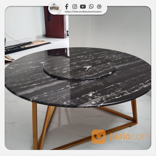 Top Table Marmer Portoro Silver di Kota Palembang, Sumatera Selatan ...