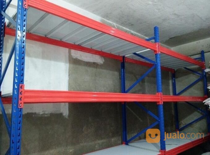 Rak Gudang Shelving Kapasitas 1 ton/ Rak Gudang Besi Serbaguna di Kota ...