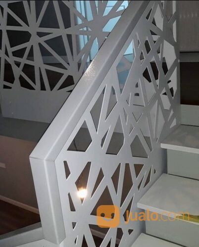 Railing balkon - railing tangga - railing pagar laser cutting metal di ...