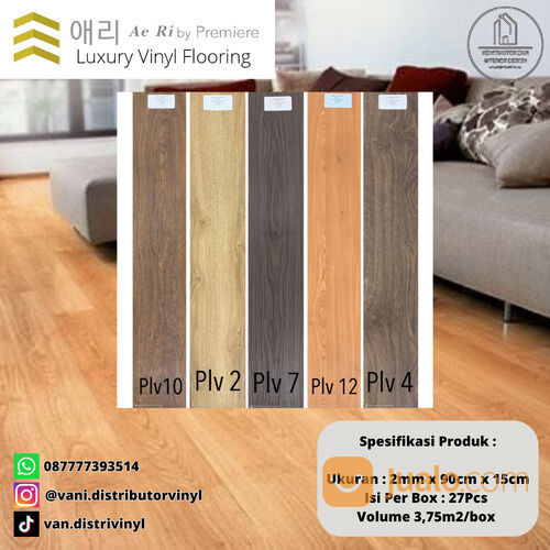 Vinyl Flooring Lantai PREMIERE KODE PLV Series - Harga Per Lembar di ...