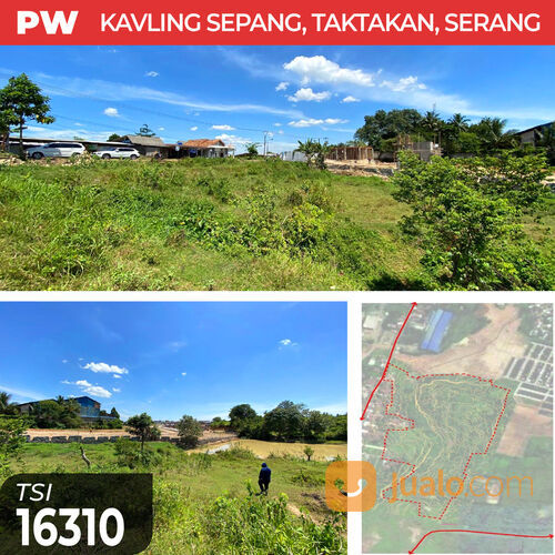 Kavling Sepang, Taktakan, Serang, 150.000 m², SHM di Kota Serang ...
