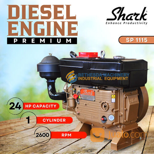 Diesel Penggerak 24 PK SP 1115 engine serbaguna manual 24hp Shark SP1115 di Kota Banjarmasin ...