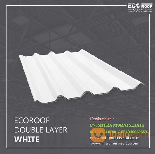 Atap Ecoroof Double Layer warna putih panjang 4 meter | Kota Surabaya ...
