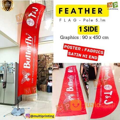 Flag Banner 5m-Flying Banner 5m-Beach Flag-Feather Flag-Sailflag ...