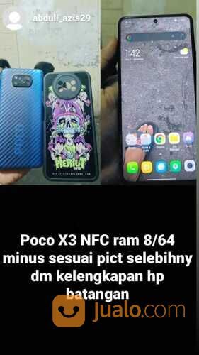 Poco X3 NFC RAM 8/64 di Kota Jakarta Pusat, DKI Jakarta | Jualo.com