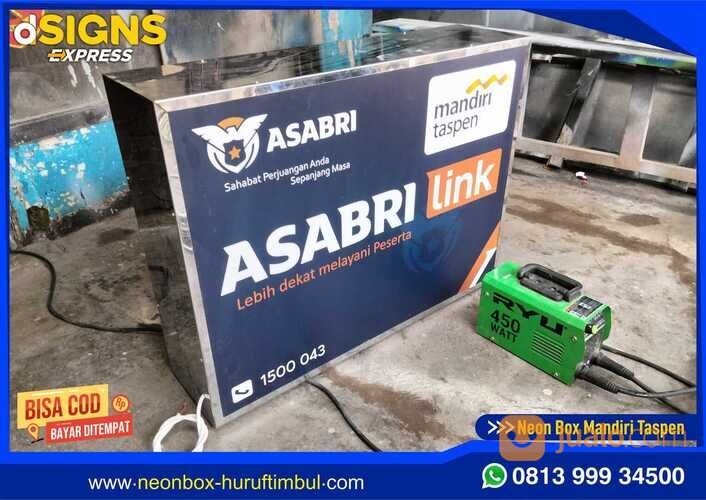 Papan Nama Neon Box ASABRI Mandiri Taspen | dSIGNS Express 081399934500 ...