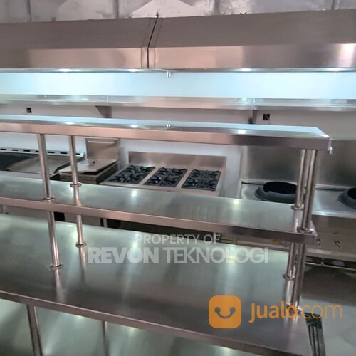 Meja Preparation stainless standar dapur komersil, restoran, hotel bisa ...