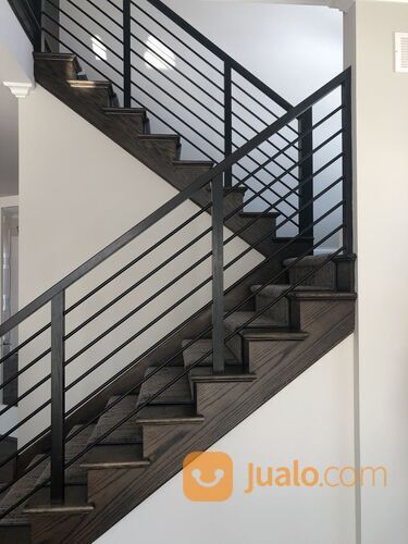 Inspirasi railing tangga rumah minimalis dan murah di Kab. Sidoarjo ...