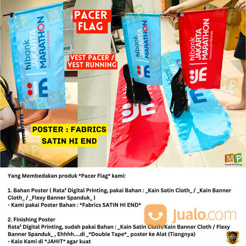 PACER FLAG-BACKPACK BANNER-TAS BENDERA-TAS LARI-VEST RUNNING-ROMPI LARI ...