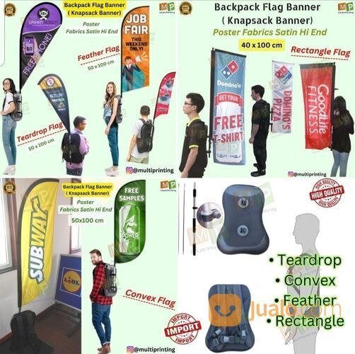 PACER FLAG-BACKPACK BANNER-TAS BENDERA-TAS LARI-VEST RUNNING-ROMPI LARI ...