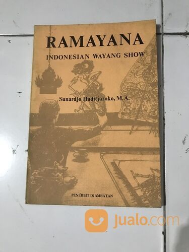 Buku wayang: "RAMAYANA: INDONESIAN WAYANG SHOW", Sunardjo H., Djambatan ...
