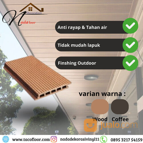 wpc cladding dinding | wpc plafon kayu asri KA150K15 B di Kota Jakarta ...