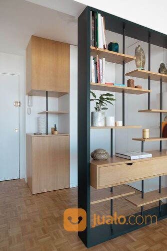 Model partisi dengan rak minimalis dan elegan di Kab. Sidoarjo, Jawa ...