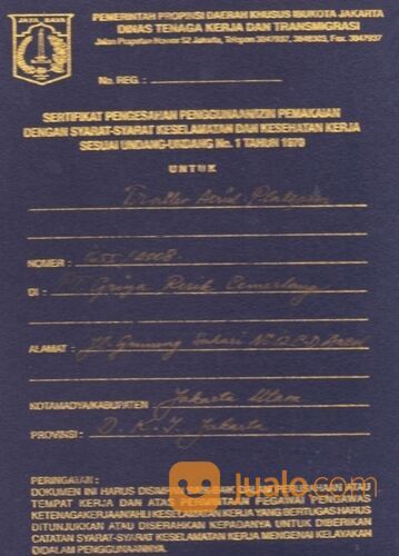 Jasa Riksa Uji Kepengurusan SILO Spider Lift di Kota Bekasi, Jawa Barat ...