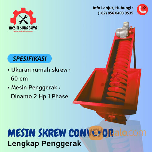 Mesin Skrew Konveyor Ulir di Kota Surabaya, Jawa Timur | Jualo.com