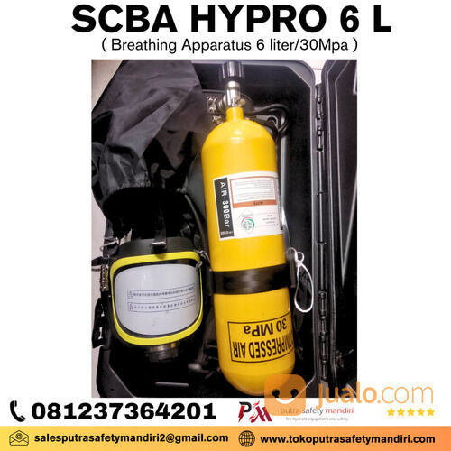 SCBA HYPRO BREATHING APPARATUS 6 LITER TABUNG OKSIGEN ALAT BANTU ...