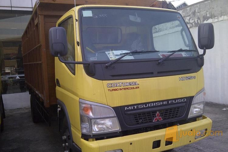 MITSUBISHI COLT DIESEL CANTER FE 74 HD 125 Ps NEW BAK KAYU RANGKA BESI ...