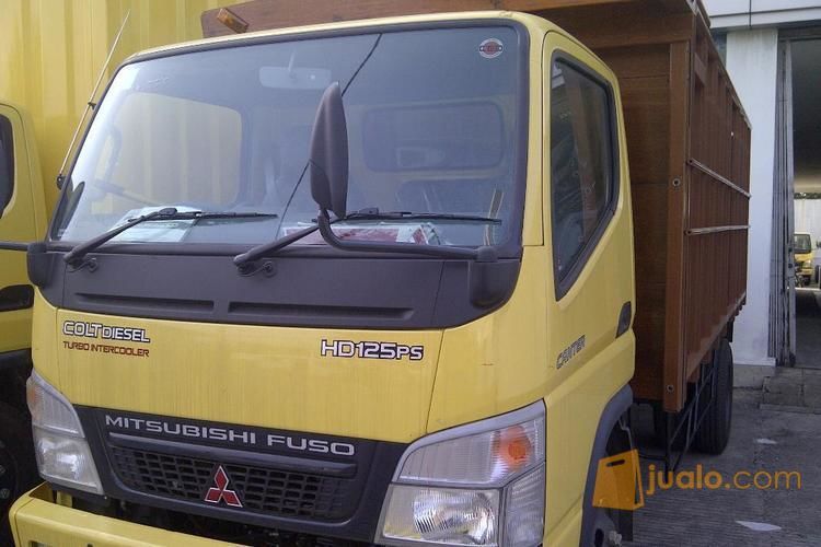 MITSUBISHI COLT DIESEL CANTER FE 74 HD 125 Ps NEW BAK KAYU RANGKA BESI ...