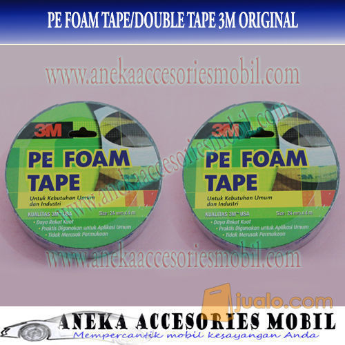 PE Foam Tape/Lem Perekat/Double Tape 3M Original/Asli 2,4 mm x 4,5 M di ...