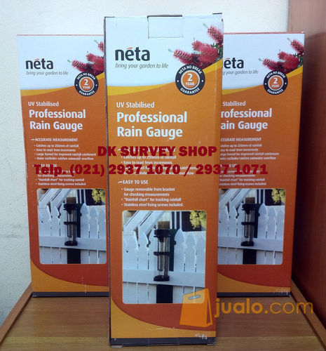 PROFESSIONAL RAIN GAUGE NETA 250mm / ALAT UKUR CURAH HUJAN BAHAN MIKA di Kota Jakarta Barat, DKI ...