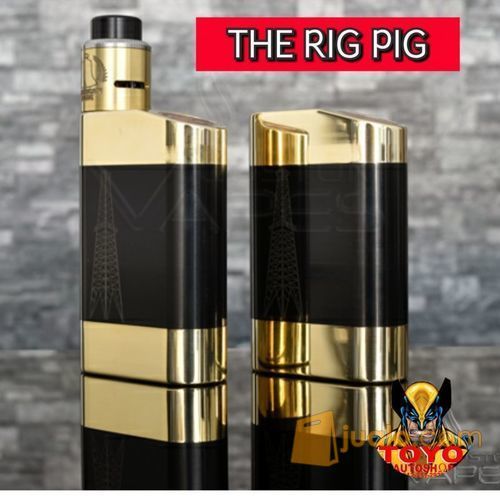The Rig Pig Styled 18650 Mechanical w/ Roughneck V2 RDA Kit di Kab ...