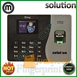 Solution X104/Mesin absensi/Mesin absen/Finger print/Absensi kartu/Ink ...