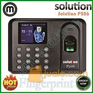 Solution P206/Mesin absensi/Mesin absen/Finger print/Absensi kartu/Ink ...