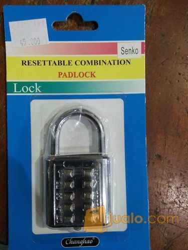 Gembok Nomor Pin 10 Digit Password Koper Padlock Pagar Rumah di Kota ...