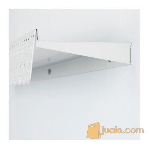 IKEA SKURAR Ambalan Rak Motif Renda 70 cm, baja galvanis, putih di Kota ...