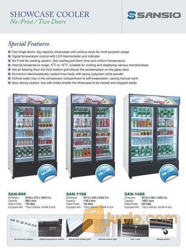 Sansio showcase dan chest freezer di Kota Jakarta Barat, DKI Jakarta ...