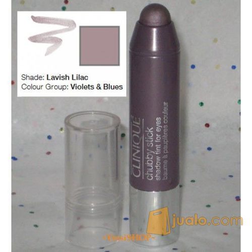 CLINIQUE CHUBBY STICK SHADOW TINT FOR EYES LAVISH LILAC TRAVEL SIZE di ...
