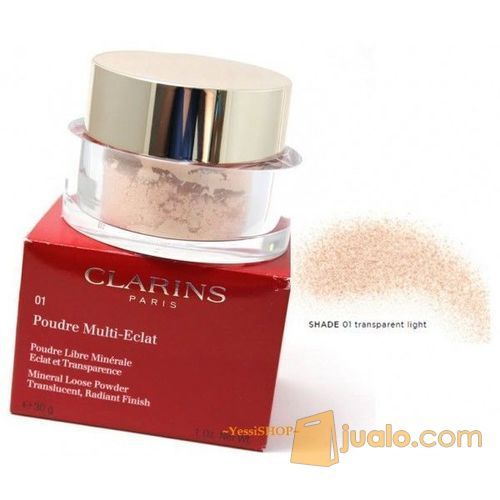 CLARINS POUDRE MULTI-ECLAT MINERAL LOOSE POWDER 30GRAM COLOUR01 di Kota ...