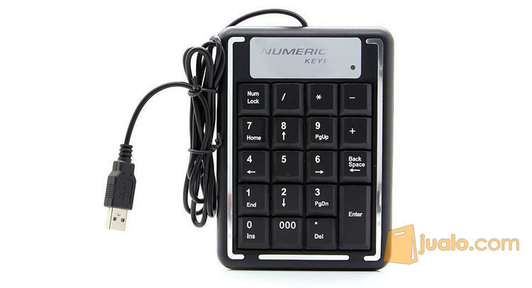 Portable USB Numeric Keypad Keyboard Numerik Khusus Angka nomor number ...