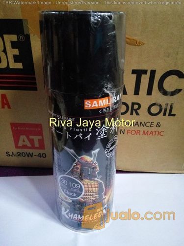 CAT SEMPROT SPRAY AEROSOL PAINT BLACK HITAM GLOSSY SAMURAI di Kab ...