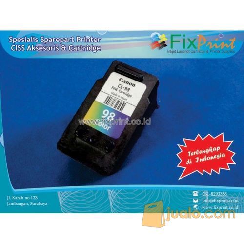 Cartridge Bekas Kosongan Canon CL98 Color di Kota Surabaya, Jawa Timur ...