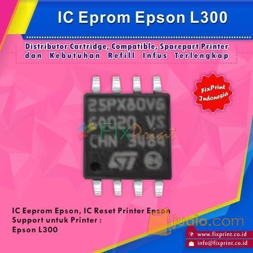 IC Eprom Epson L300, IC Eprom Reset Epson L300 di Kota Surabaya, Jawa Timur | Jualo.com