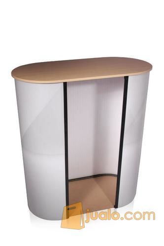 Easy Counter, Event Desk, Meja Display Oval, Portable Praktis utk ...